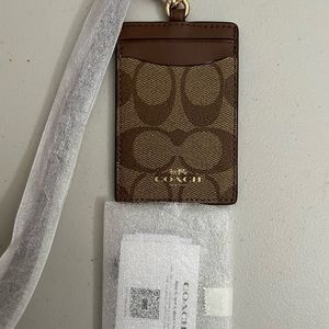 Coach | Accessories | Coach Id Lanyard In Signature Canvas | Poshmark